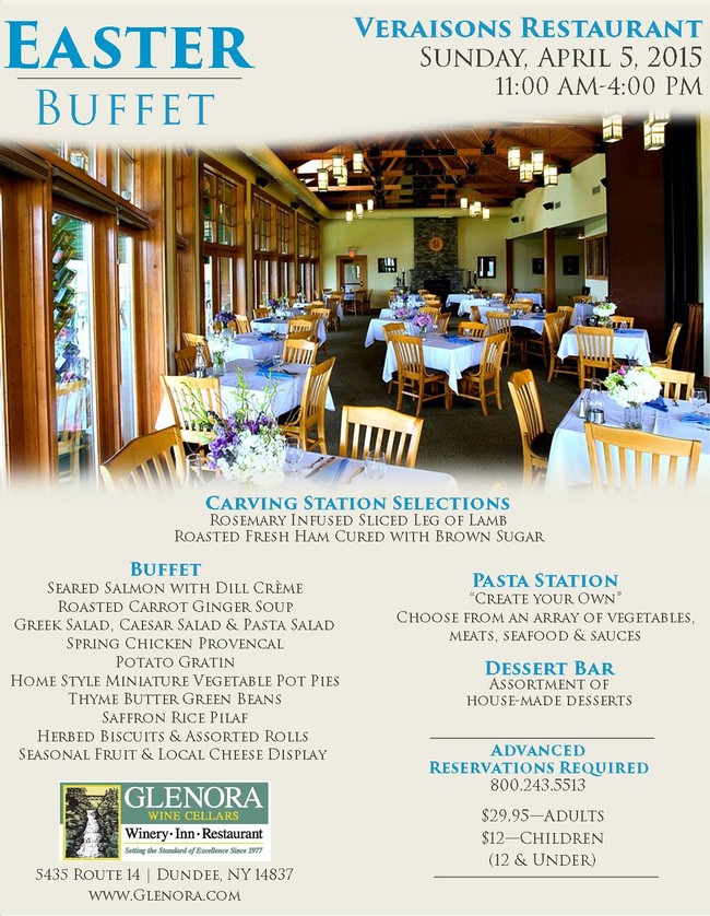 Glenora Wine Cellars - Glenora Wine Cellars - Event - Easter Buffet at ...